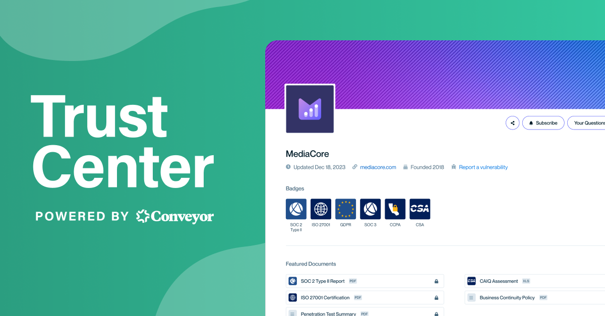 Bentley Systems Trust Portal Trust Center | Powered by Conveyor